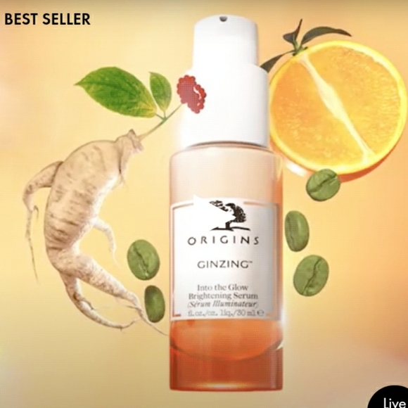 Origins | Skincare | Origins Ginzing Into The Glow Brightening Serum Vitamin C Hyaluronic Acid ...